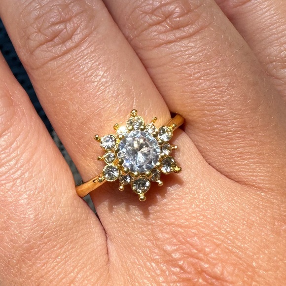 Jewelry | Flower 14k Gold Snowflake Ring | Poshmark
